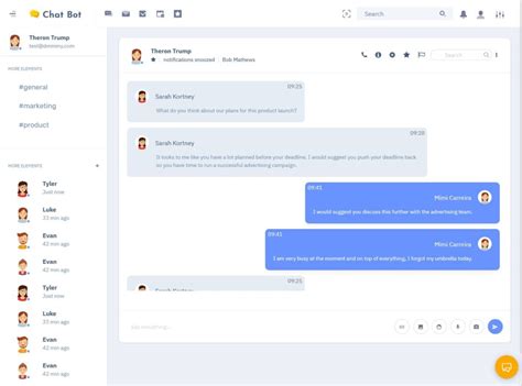 Responsive Bootstrap 5 Admin Dashboard Template Chatbot