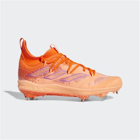 Adidas Adizero Afterburner Nwv Cleats Orange Mens Baseball Adidas Us