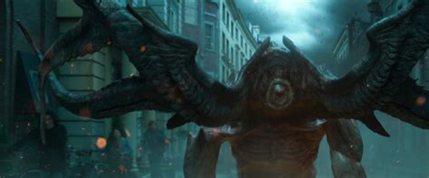 Hellboy 3 The Twisted Body Of The Giant Demon That Runs Through The