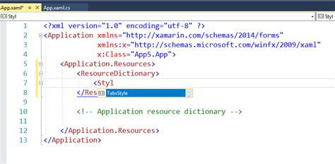 Xamarin Visual Studio 2017 Xaml Intellisense Not Working With Tag
