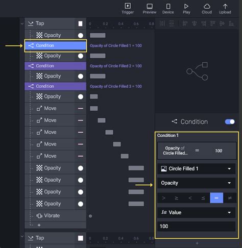 Protopie Tutorial 3 — Conditions Vibration And Jump Response By Dominika Šnejdrová Prototypr