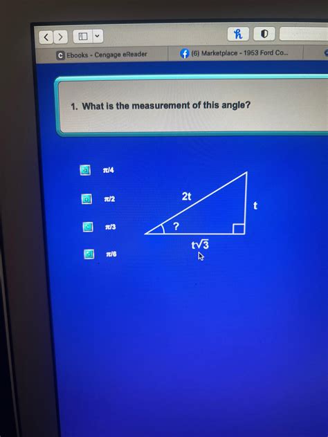 Answer R Trigonometry