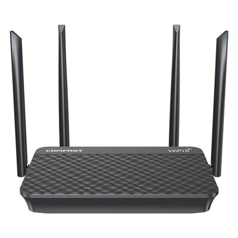 Comfast Xr11 Router 1800mbps Wifi6 Dual Band Wireless Router Black Eu