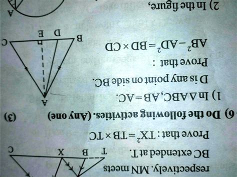 SOLVED In triangle ABC AB AC D is any point on side BC Prove that AB AD BD Ã CD