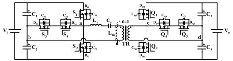 proposed three level t type llc resonant isolated bidirectional dc dc