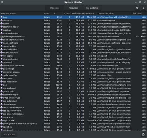 Ram Usage Discrepancy Memory Leak Ubuntu 1810 With Cinnamon Ask Ubuntu