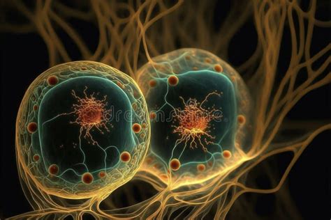 Microscopic Cellular Structures A Detailed Visualization Of