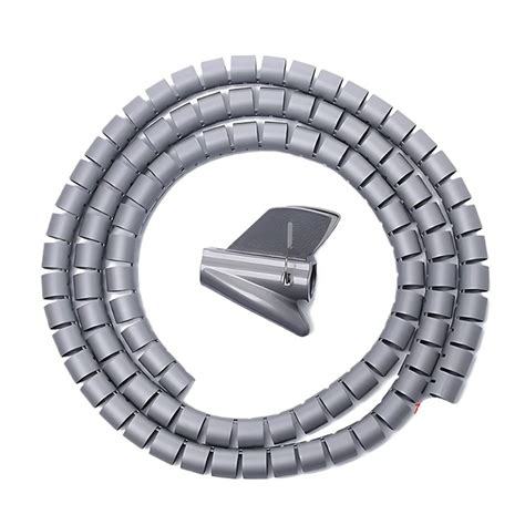 Cable Wire Protector Cable Organizer Management Pipe Flexible Wire Wrap Line Coiled Tube Office