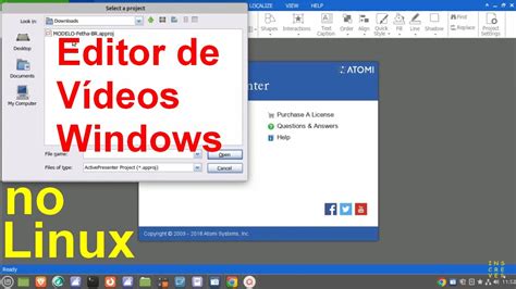 Instalando Activepresenter No Linux Aplicativos Windows Rodando No Winehq Youtube