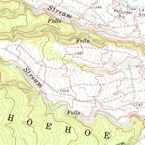 Akaka Falls Hi 1966 24000 Scale Map By United States Geological