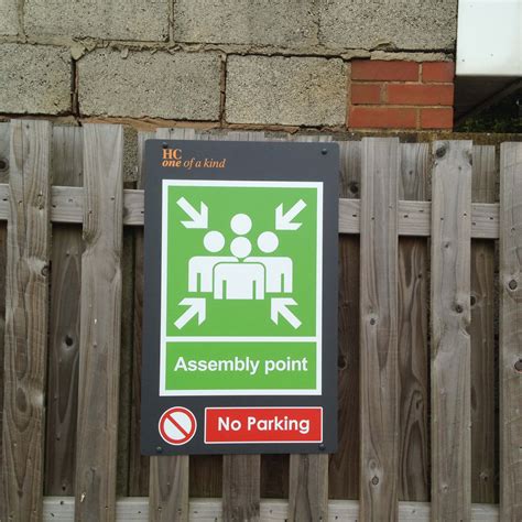 Assembly Point Sign Taylor And Pickles
