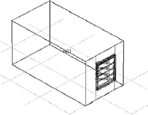 Geometry Of The Base Case Model Download Scientific Diagram