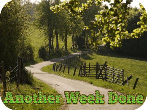 Another Week Done Rob Knowlan