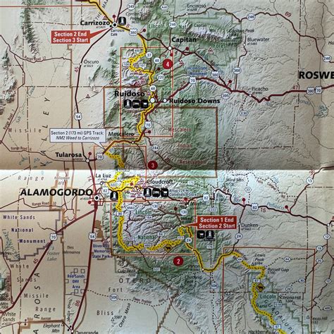 New Mexico Bdr Map Nmbdr Backcountry Discovery Routes