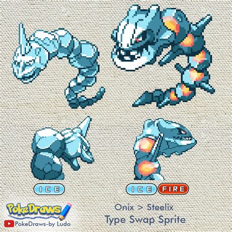 Crystal Onix Line Type Swap Sprite By Lurocha On Deviantart