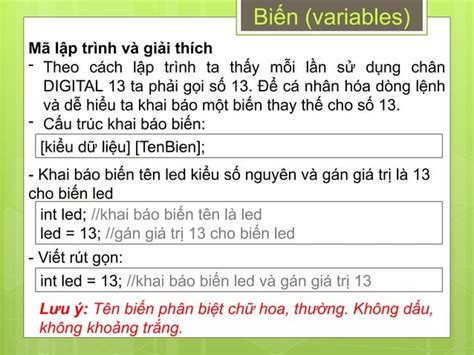 slide lap trinh arduino cho nguoi moi bat dau | PPT