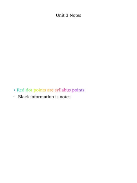 Biology Notes Unit 3 Pdf Dominance Genetics Meiosis