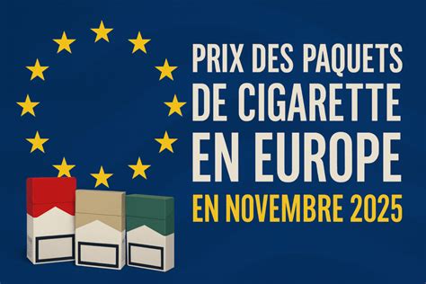 💸 Precios De Los Paquetes De Cigarrillos En Europa En Noviembre De 2025