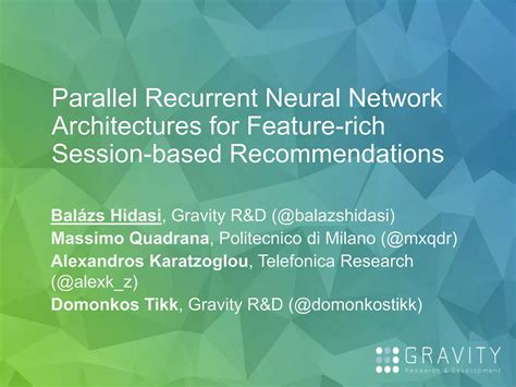 Parallel Recurrent Neural Network Architectures For Feature Rich