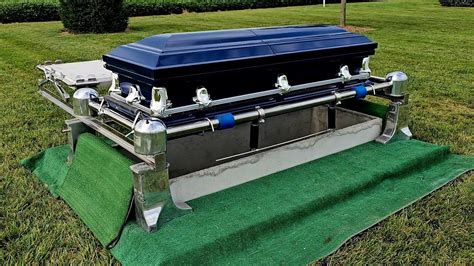 Setting A Concrete Grave Liner Youtube