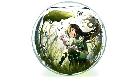 Tsuyu Asui My Hero Academia Anime Fondo De Pantalla 4k Id3372