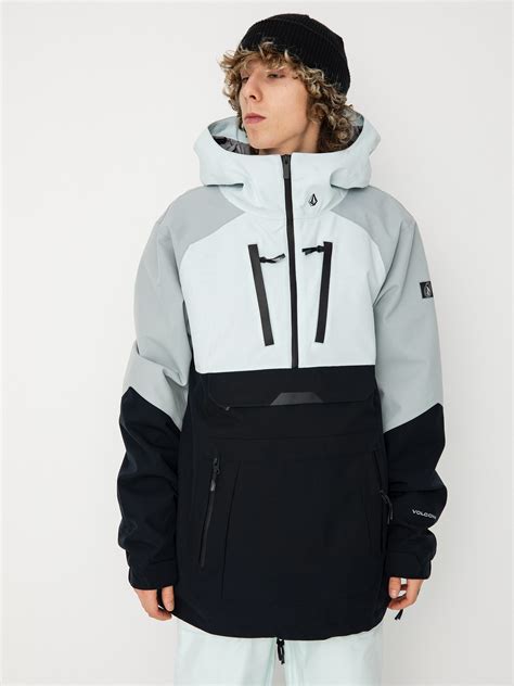 Volcom Brighton Pullover Snowboard Jacket Blue Sky
