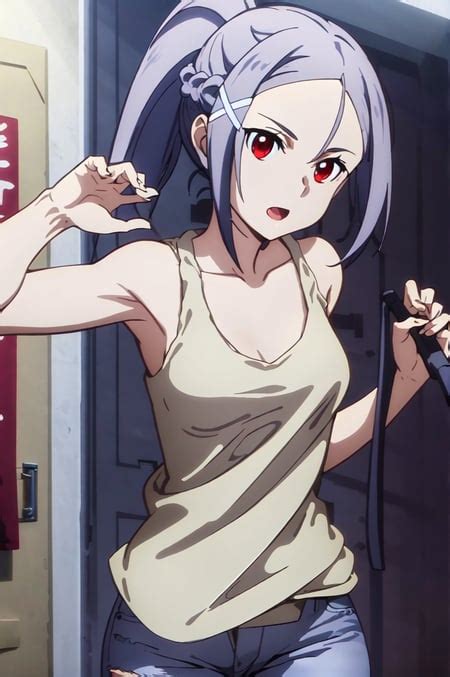 Ai Art Lora Model Mito Sword Art Online Pixai