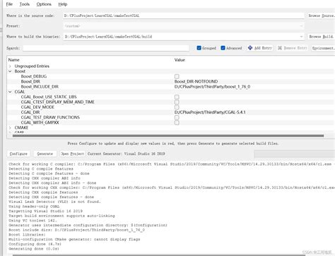 C CGAL与Boost集成开发CMake配置指南 CSDN博客