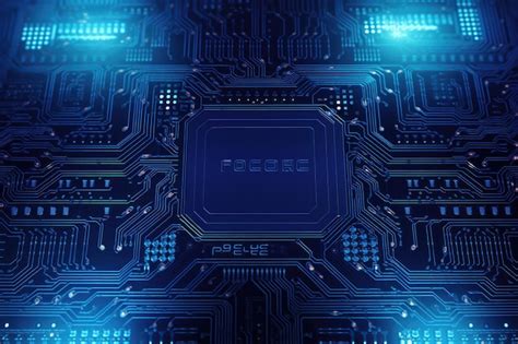 Premium Ai Image Computer Technology Circuit Board Cyber Background