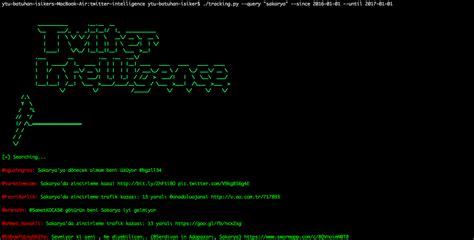 GitHub Batuhaniskr Twitter Intelligence Twitter Intelligence OSINT Project Performs Tracking
