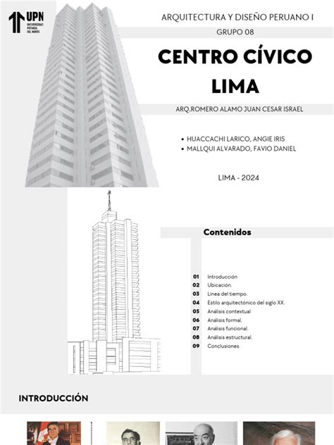 Grupo 08 Centro Civico De Lima Pdf