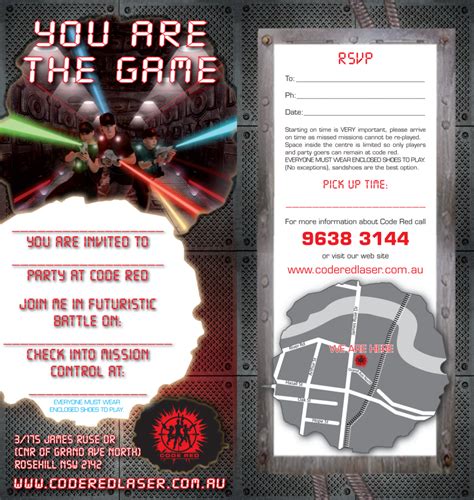 Party Packages Code Red Laser