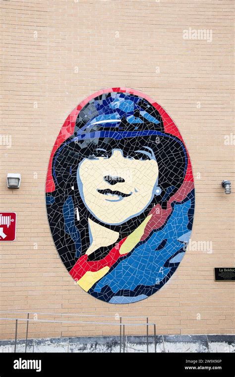 Portrait Of La Bolduc In Hochelaga Neighborhood In Montreal Quebec