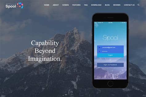 spool multipurpose one page parallax html templatespool one page