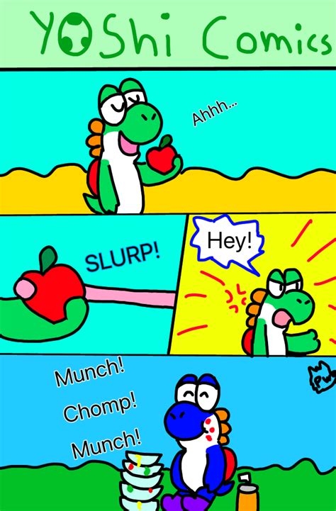 Yoshi Comic Blue By Wallythewolf Fur Affinity [dot] Net