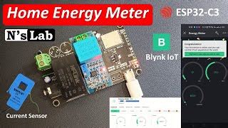 iot smart energy meter using nodemcu esp32 with Blynk app | iot projects using esp32 #iotproject ...