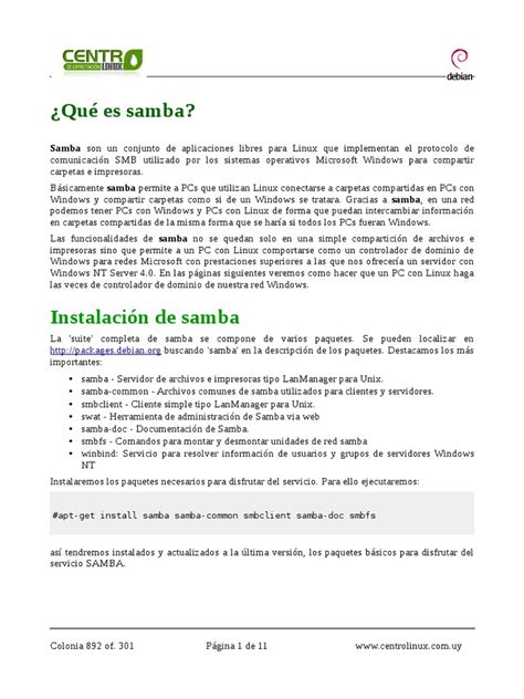 Servidor Samba Pdf Descargar Gratis Pdf Microsoft Windows Archivo