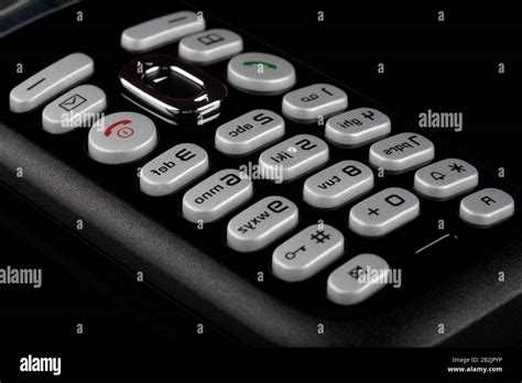 Alphanumeric Keys On A Telephone Keyboard Studio Close Up Stock Photo Alamy