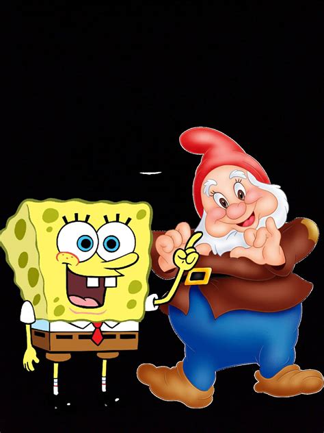 Spongebob And Happy Spongebobsnow White By Ebotizer On Deviantart