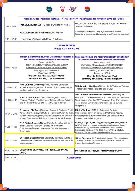 Dr Daniel Pieper Presenting At The Van Lang International Conference Program School Of