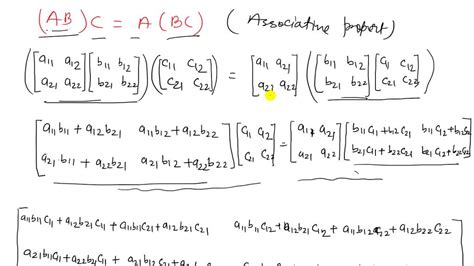 Solvedprove The Associative Law Of Multiplication For 2 ×2 Matrices