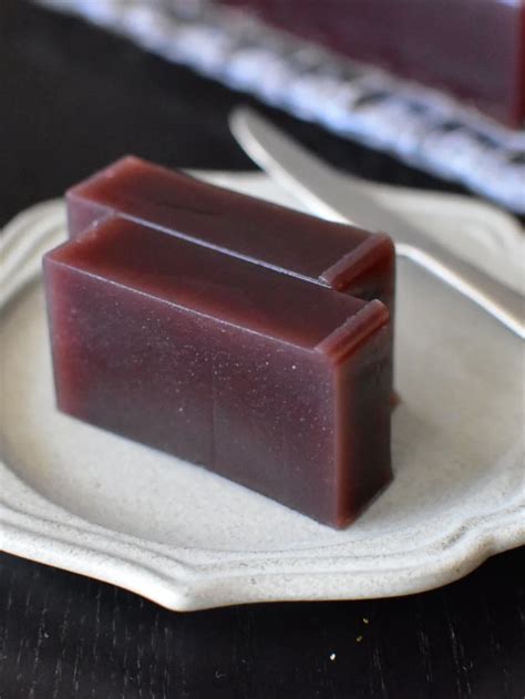 How To Make Neri Yokan Traditional Japanese Red Bean Jelly Candy Recipe In 2024 Red Beans