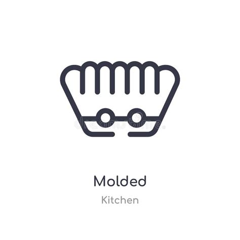 Molded Icon Vector Sign And Symbol Isolated On White Background Molded
