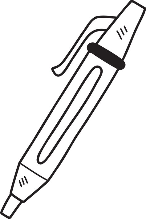 Hand Drawn Cute Pen Illustration 13126811 Png