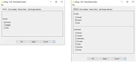 Additional Window For Configuration Knime Analytics Platform Knime
