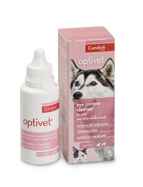 Optivet Eye Contour Cleanser For White Coat Dogs Cats And Other