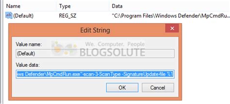 Add Windows Defender Scan To Right Click Context Menu On Windows 8