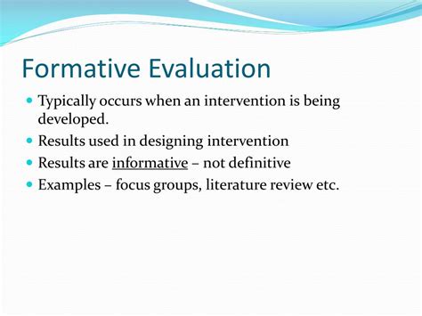 Ppt Knowing When And How To Conduct An Impact Evaluation Powerpoint