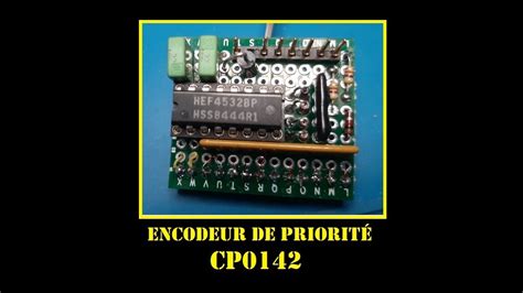 Cyrob Encodeur de priorité exemple avec CP0142 YouTube