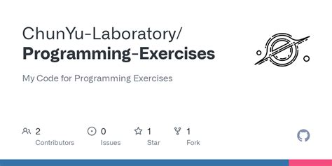GitHub ChunYu Laboratory Programming Exercises My Code For